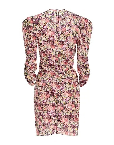 Isabel Marant Étoile Floral Print Gathered Long Sleeve Sheath Dress