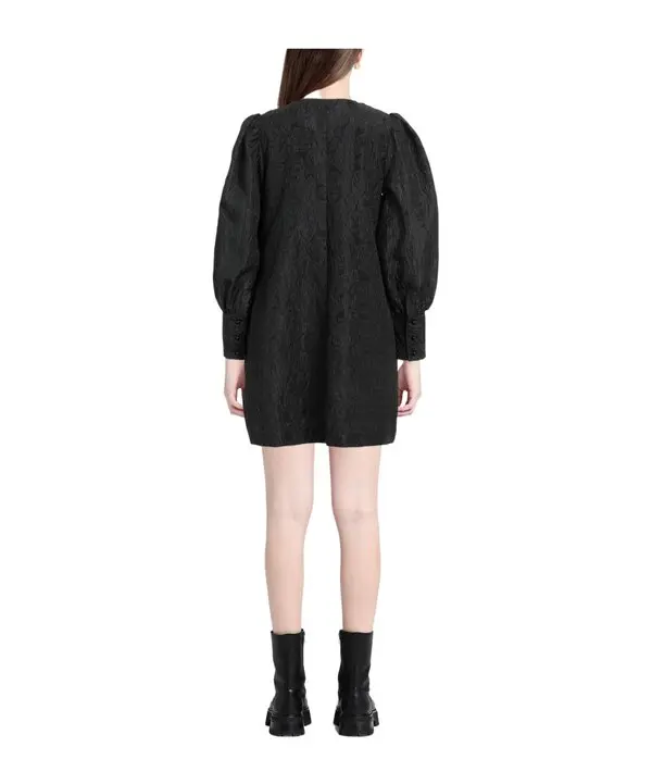GANNI Plain Colour Short Dresses