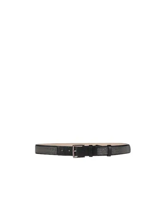 Brunello Cucinelli Leather Belt With Embellished Buckle