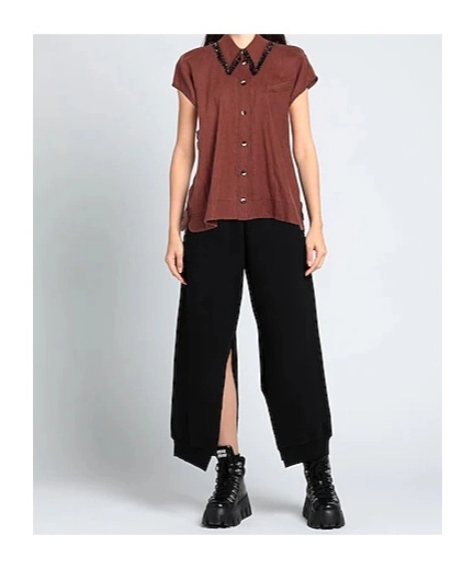 GANNI Appliquéd Classic Collar Shirt