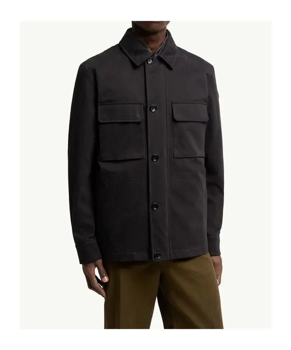 Moncler Thaldrik Cotton Field Jacket With Detachable Down Vest