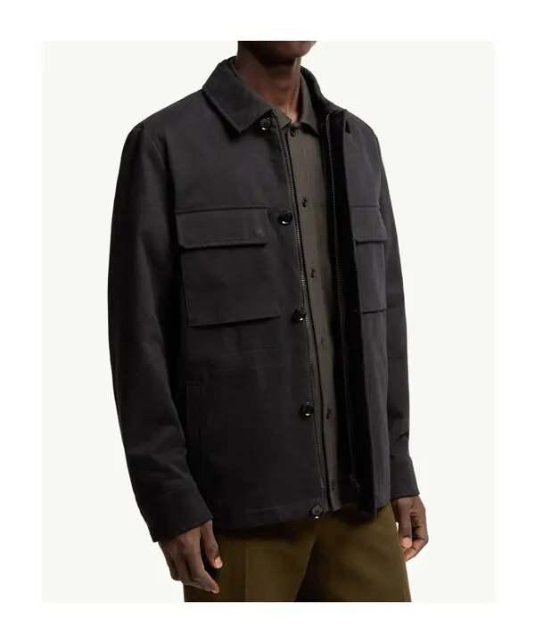 Moncler Thaldrik Cotton Field Jacket With Detachable Down Vest