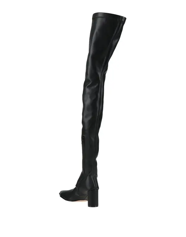 MAISON MARGIELA Over-the-knee Square Toe Geometric Heel Boots