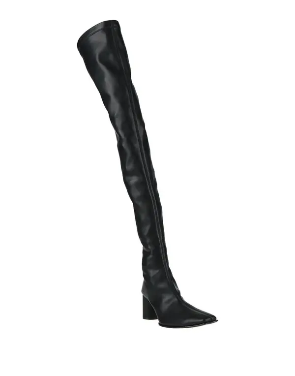MAISON MARGIELA Over-the-knee Square Toe Geometric Heel Boots