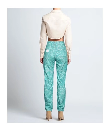 GANNI Straight-leg Jeans With Floral Print