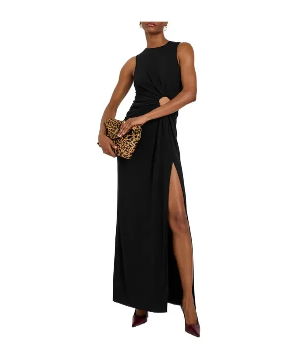 Sportmax Cut-out Crepe-jersey Maxi Dress