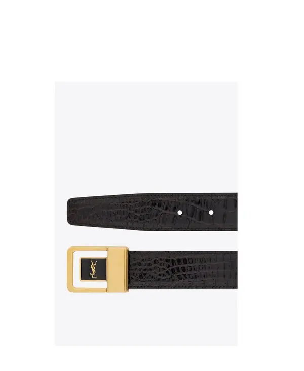 Saint Laurent La 66 Buckle Belt