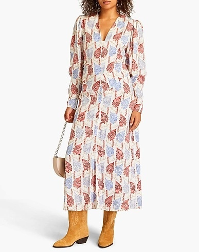 Isabel Marant Étoile V-neck Long-sleeved Dress