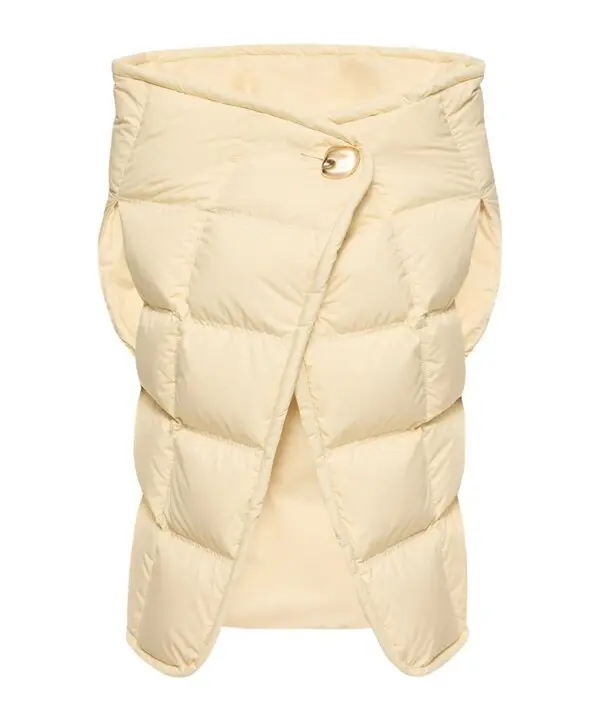 Moncler Asymmetrical Down Cape