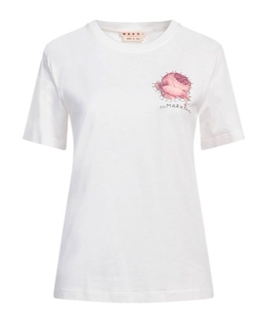 Marni Solid-color Short-sleeved T-shirt