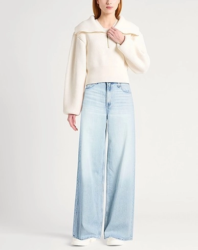 Rag & Bone Medium Wash Wide-leg Jeans - Blue