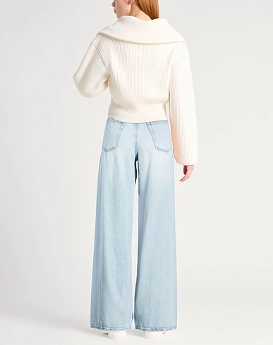 Rag & Bone Medium Wash Wide-leg Jeans - Blue