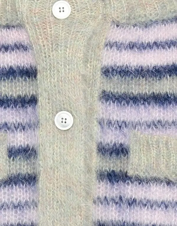 Marni Striped Flared Knit Skirt