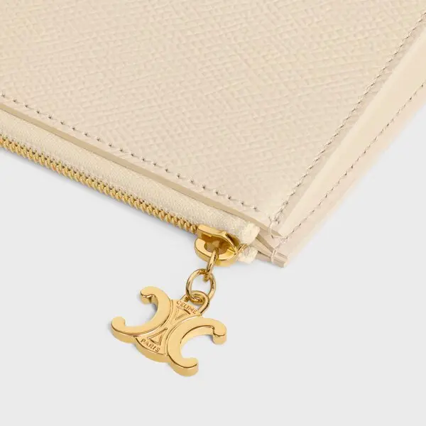 Celine Triomphe Canvas And Grained Calfskin Pouches Set