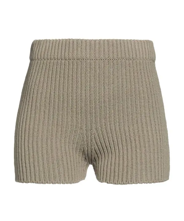 Max Mara Ribbed Knit Hotpants - Nude