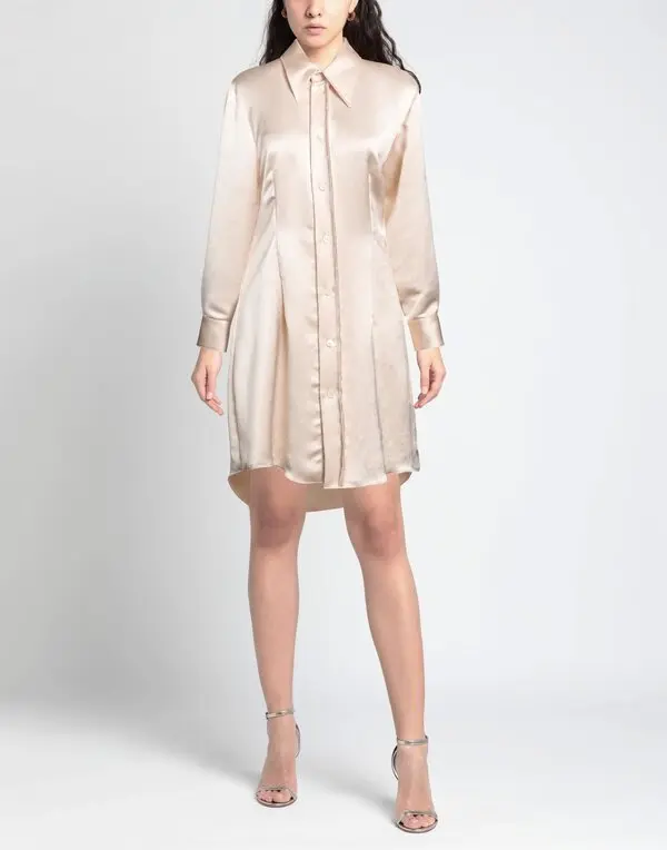 MAISON MARGIELA Satin Shirt Dress