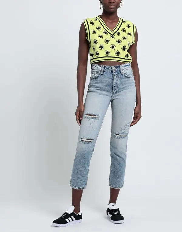 Rag & Bone Straight Leg Denim Trousers