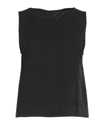 MAISON MARGIELA Solid-color Sleeveless T-shirt