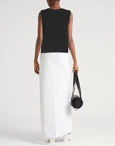MAISON MARGIELA Solid-color Sleeveless T-shirt