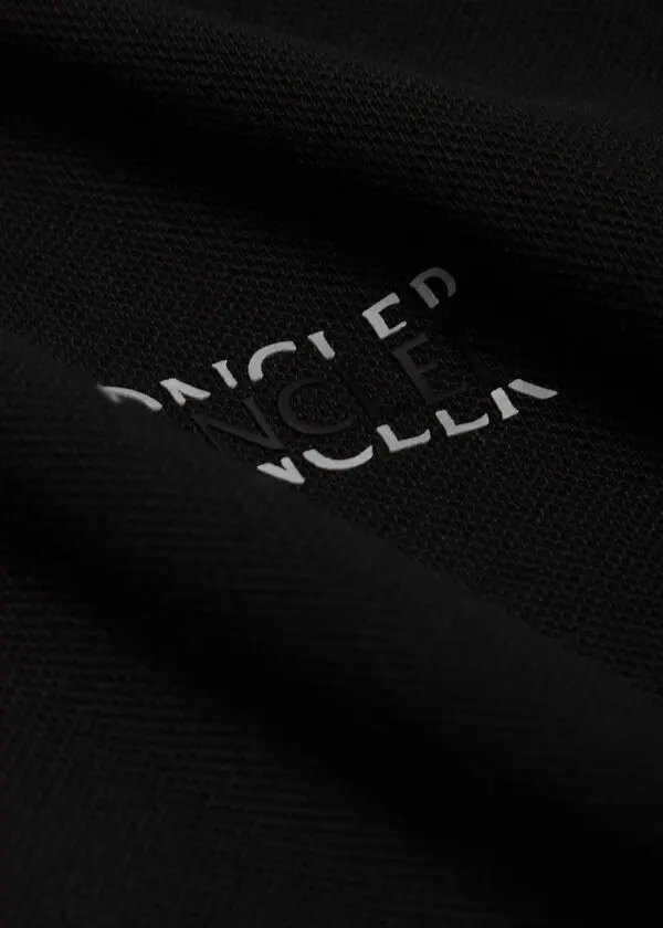 Moncler Logo-print Cotton Polo Shirt