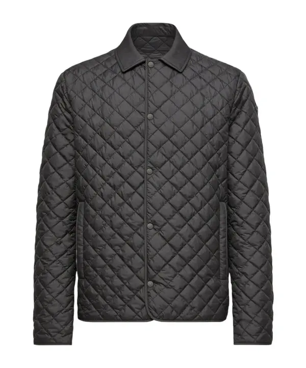 Moncler Diamond Quilted Padded Shirt Jacket