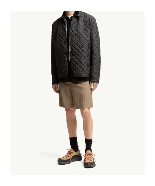 Moncler Diamond Quilted Padded Shirt Jacket