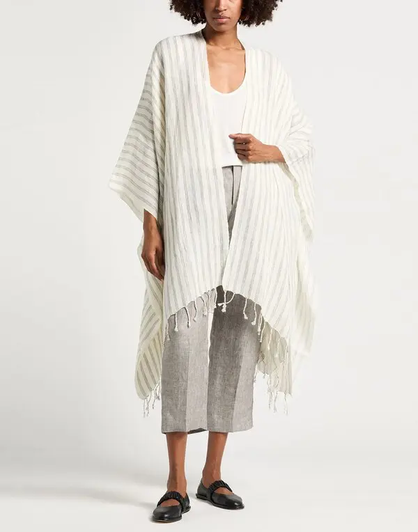 Brunello Cucinelli Striped Cloak