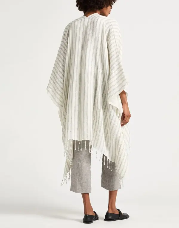 Brunello Cucinelli Striped Cloak