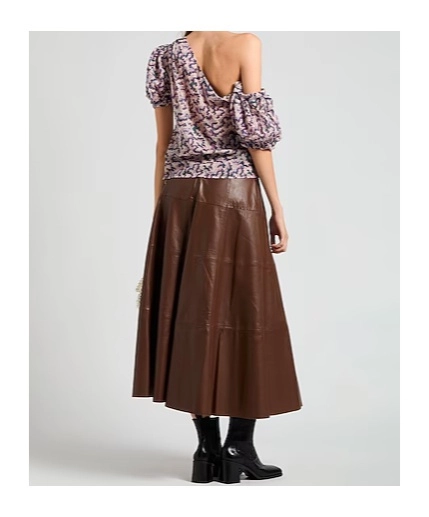 Isabel Marant Étoile One-shoulder Floral Print Top