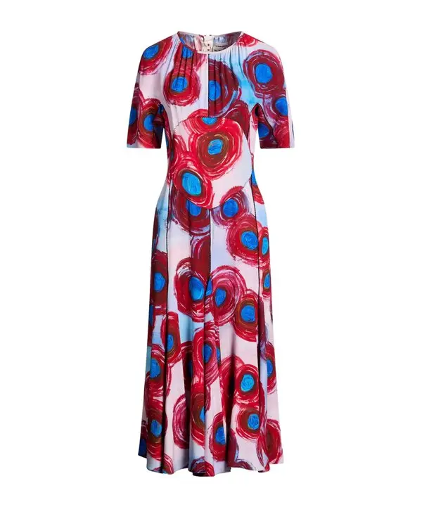 Marni Multicolor Flared Dress