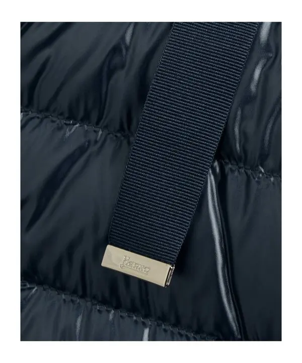 Herno Padded Hooded Glossed Shell Gilet