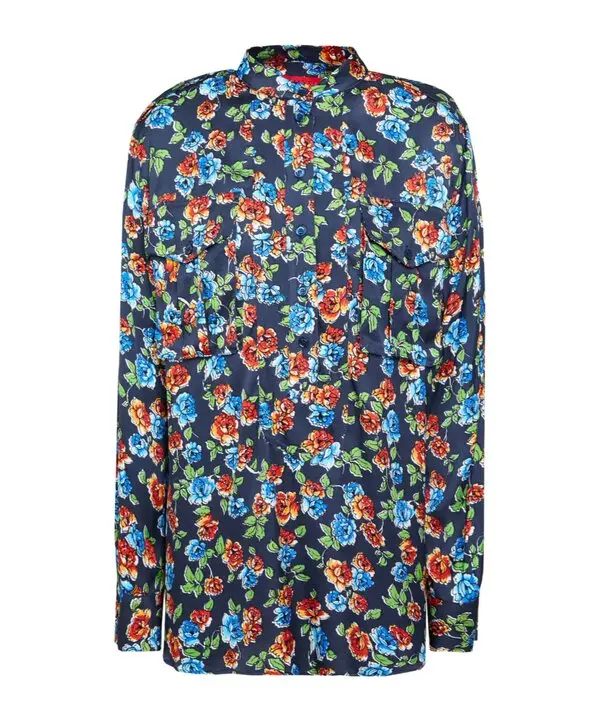 MAXCO. Max&co. Floral Print Long Sleeve Shirt