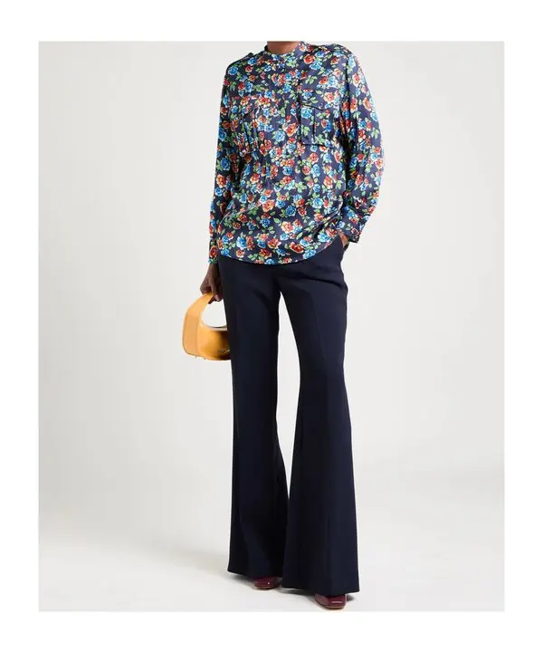 MAXCO. Max&co. Floral Print Long Sleeve Shirt
