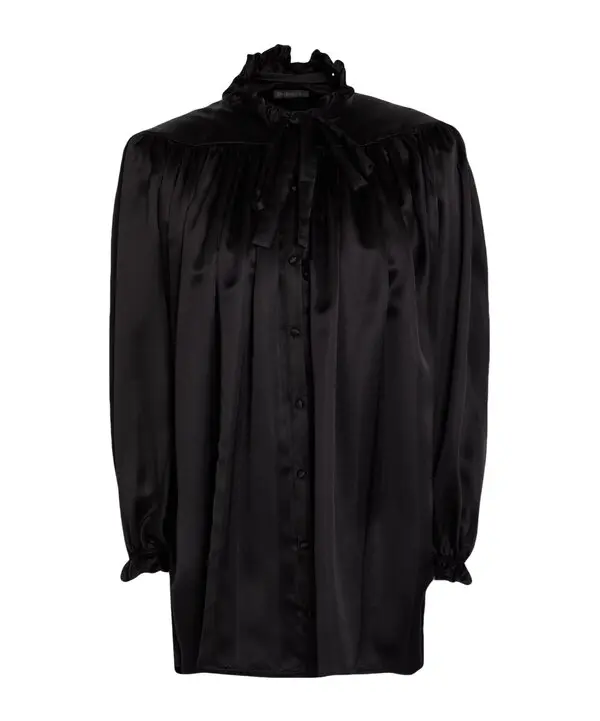 Balenciaga Bow Shirt - Black