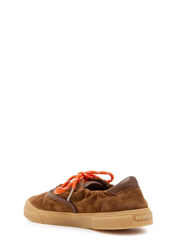 Moncler Vera Leisure Suede Sneakers - Brown