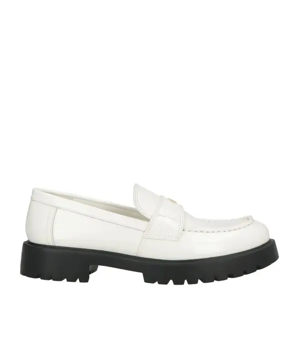 Tory Burch Round Toe Glossy Loafers