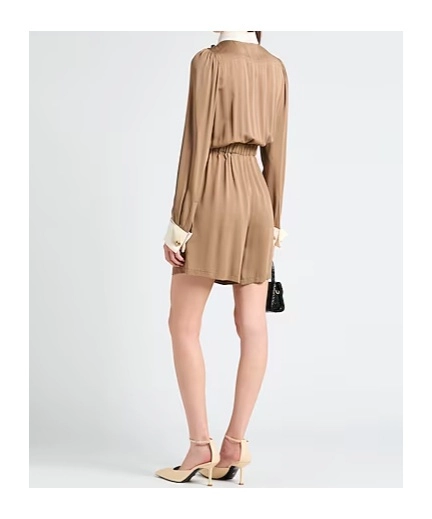 Max Mara Crepe Two-tone Playsuit