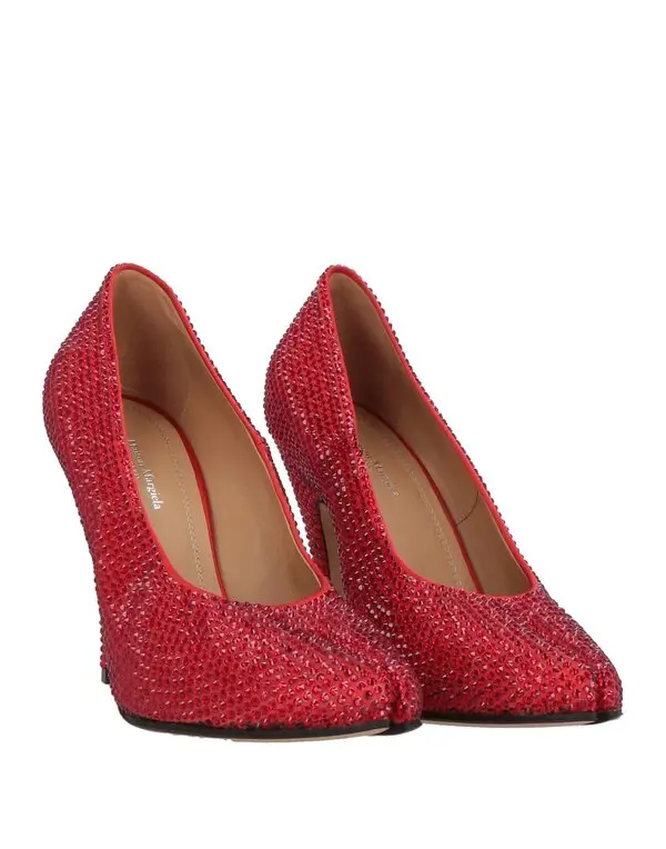 MAISON MARGIELA Rhinestone Embellished Cone Heel Pumps
