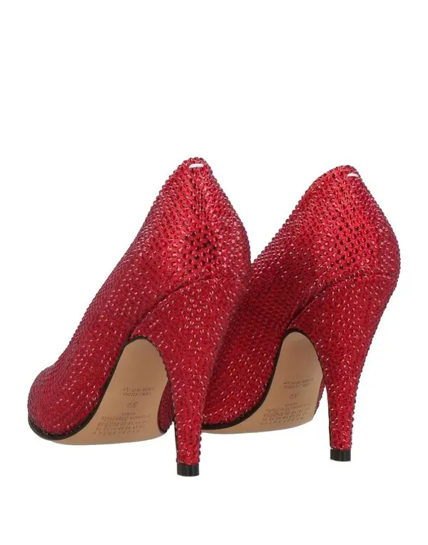 MAISON MARGIELA Rhinestone Embellished Cone Heel Pumps
