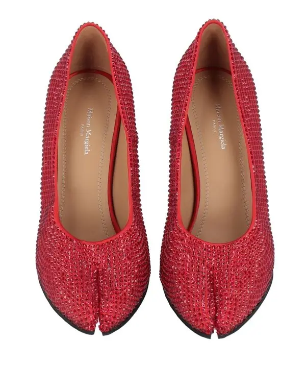 MAISON MARGIELA Rhinestone Embellished Cone Heel Pumps
