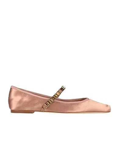 Tory Burch Mary Jane Flats With Crystal Embellishments