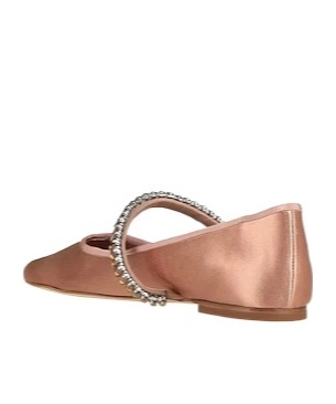 Tory Burch Mary Jane Flats With Crystal Embellishments