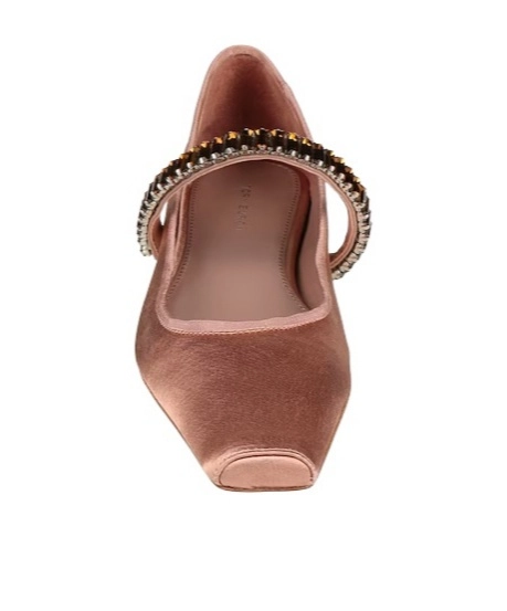 Tory Burch Mary Jane Flats With Crystal Embellishments