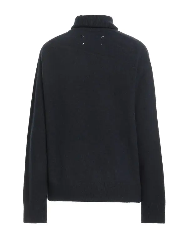 MAISON MARGIELA Solid Color Wool Turtleneck Sweater