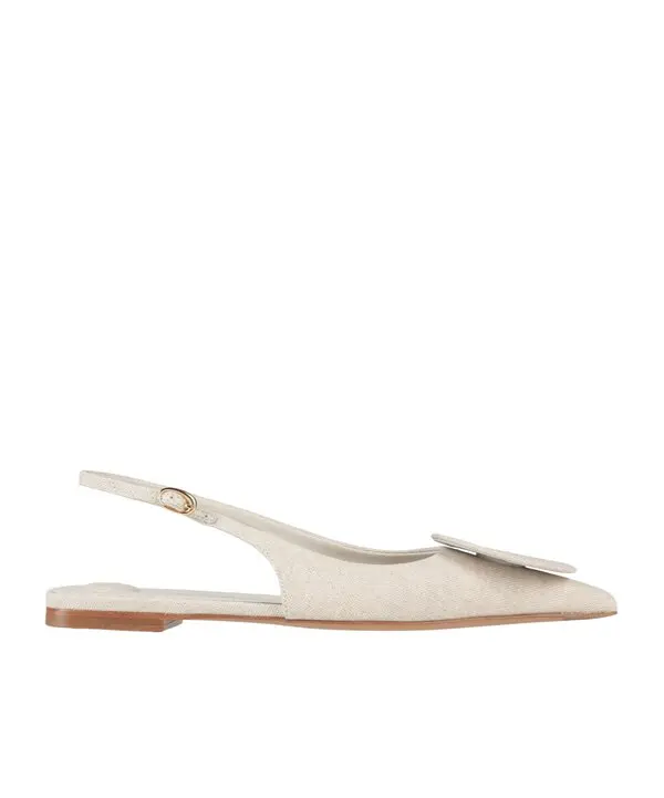 Jacquemus Pointed-toe Slingback Flats