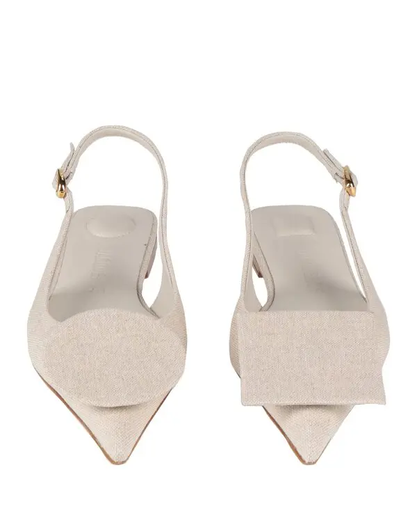 Jacquemus Pointed-toe Slingback Flats