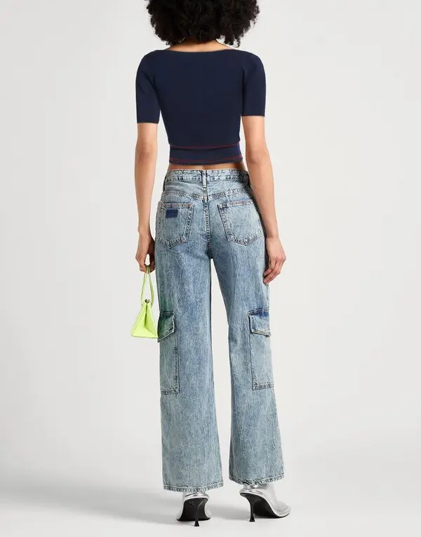 Marni Multicolor Cropped Knit Top