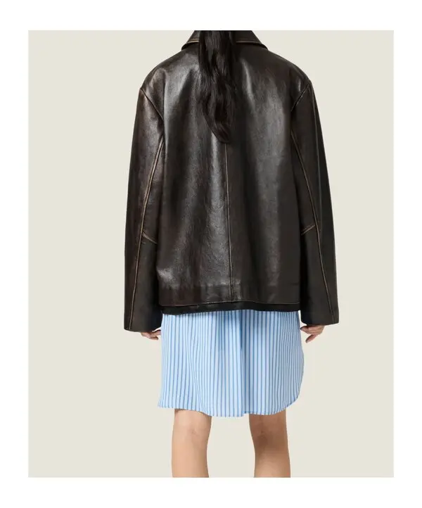 Miu Miu Nappa Leather Jacket