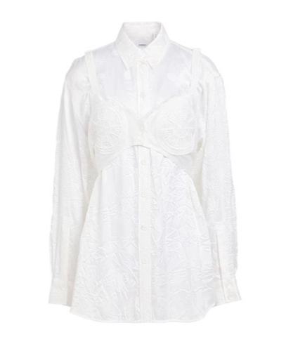 Burberry Lace Shirts Blouses - White