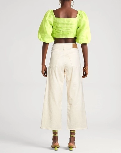 Rag & Bone Embellished Wide-leg Cropped Jeans